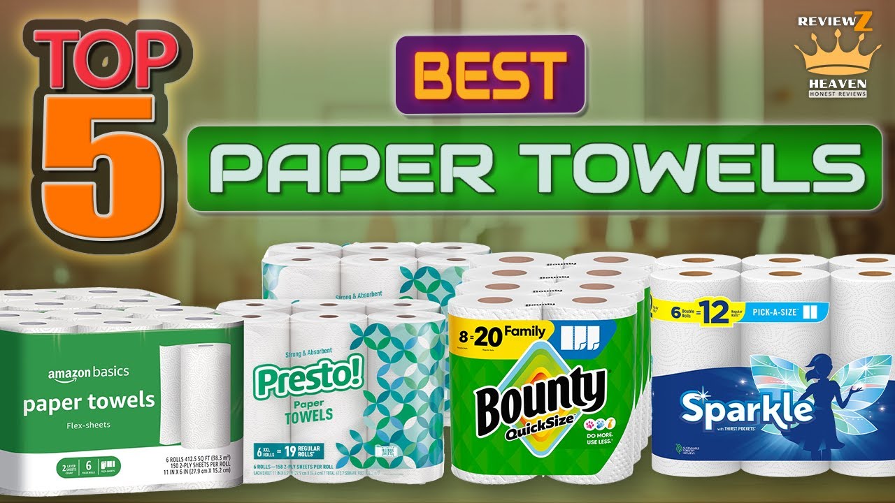 TOP 5 Best Paper Towels 2025 🧻 | Strong, Absorbent & Budget-Friendly ...