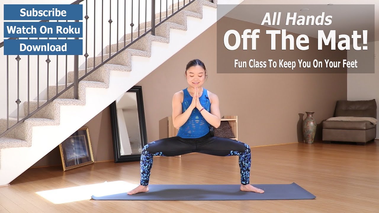 Yoga For The Legs | Yuuki's All Hands Off The Mat - YouTube