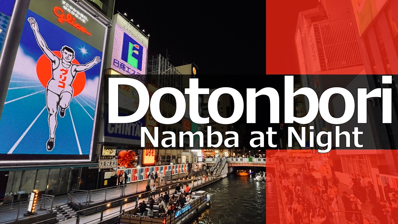 Namba at Night │ Delicious food exploration around Namba Station - YouTube