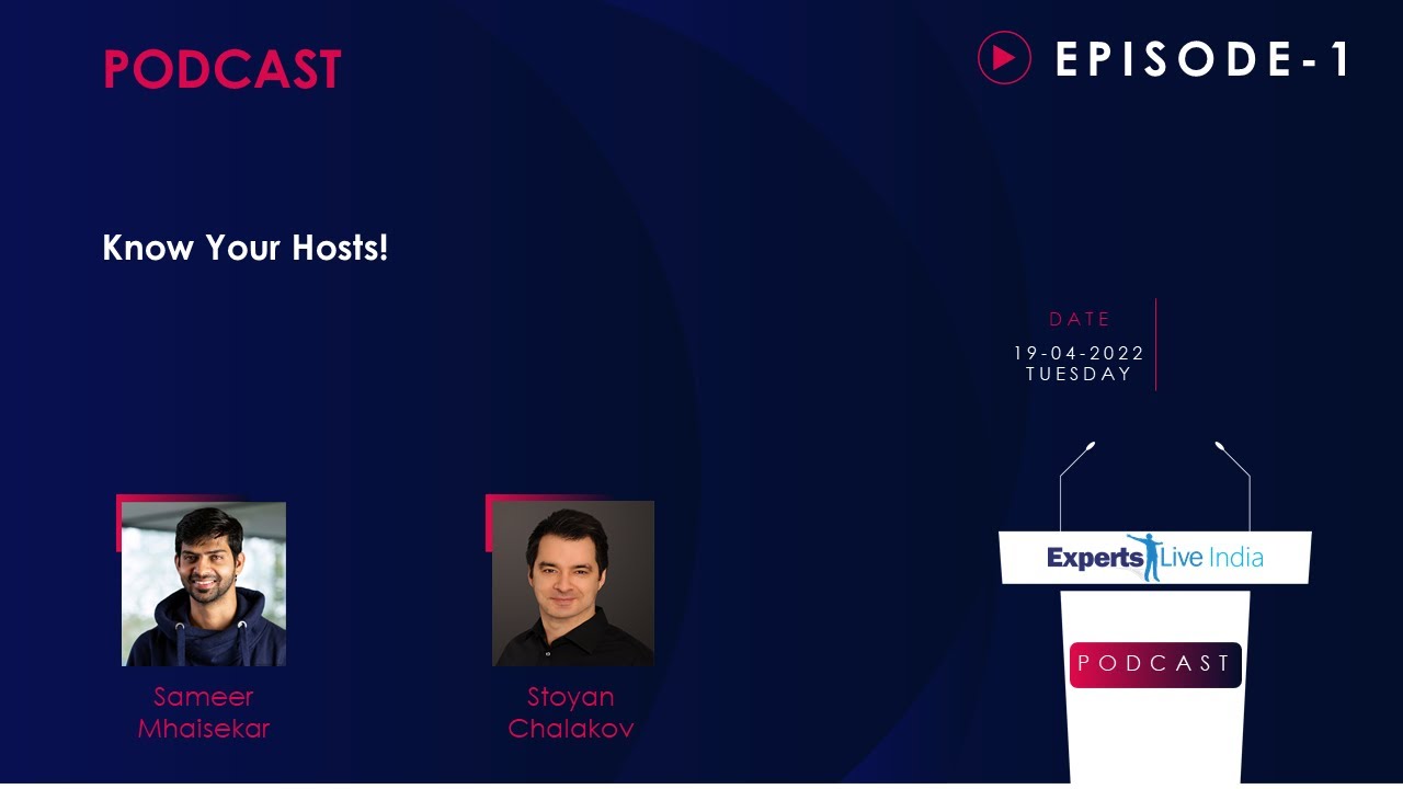 Experts Live India Podcast Episode #1 - Pilot - YouTube