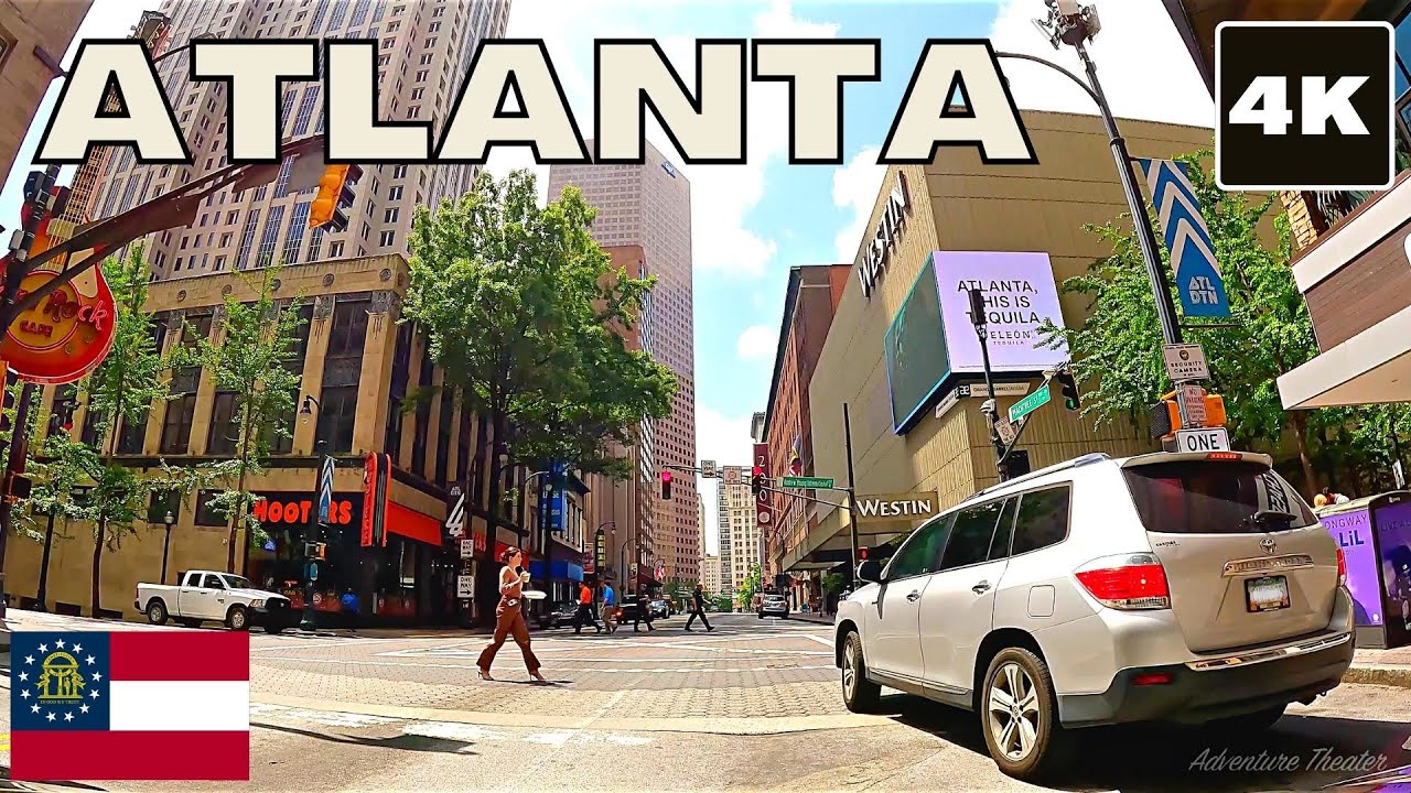 Atlanta, Georgia 4K scenic drive - YouTube