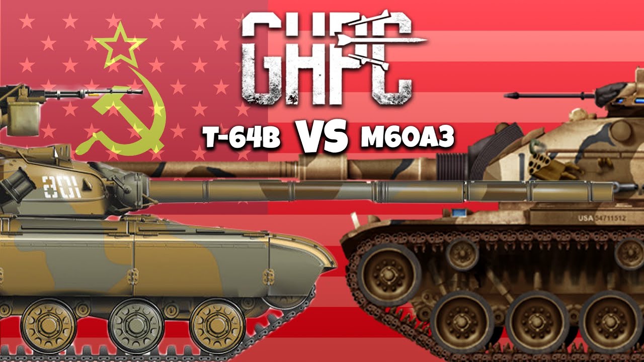 GHPC (Hillside Havoc) T-64B Vs M60A3TTS Cold War Tank Battle - YouTube