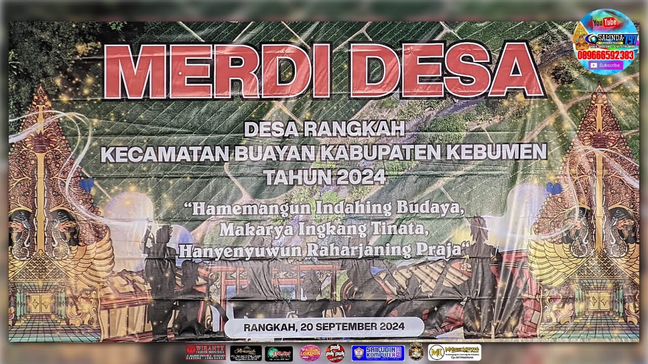 LIVE STREAMING TAYUB / LENGGER ACARA MERDI DESA RANGKAH 20 SEPTEMBER ...