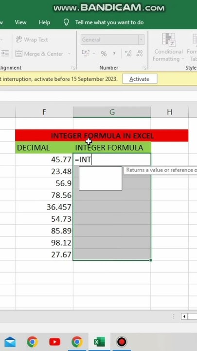 How to remove the decimal point from numbers - YouTube