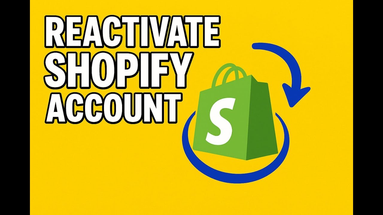 How To Recover Or Reactivate Shopify Account? Reopen Or Deactivate ...