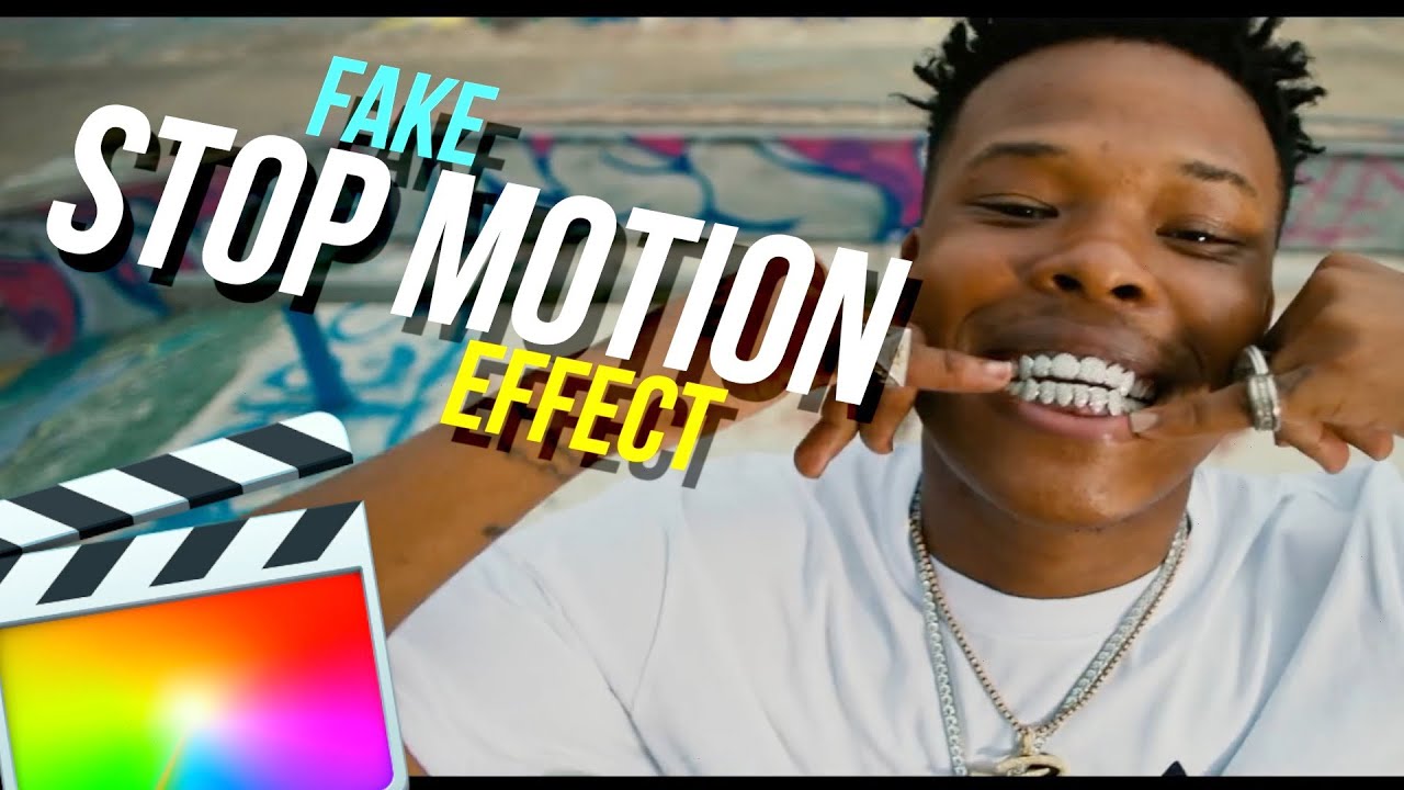 Fake stop motion effect tutorial for final cut pro x - YouTube