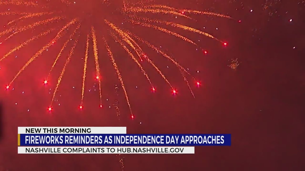 Fireworks reminders as Independence Day approaches - YouTube