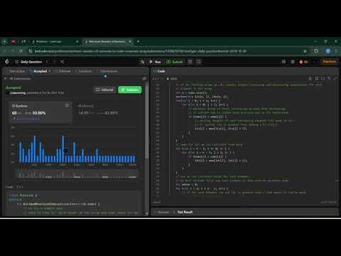 Day 84: Minimum Number of Removals to Make Mountain Array | LeetCode Daily Vibes - YouTube