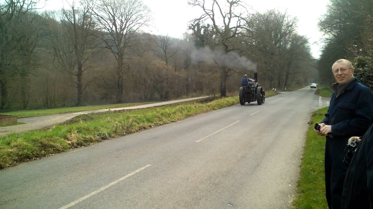Colin Dix's Ruston SD Tractor "Warrior" 1st Road Trip (3 of 5) - YouTube