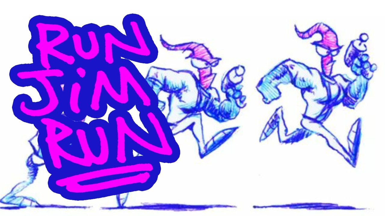 Earthworm Jim Running for 1 Hour - Animation Loop - YouTube