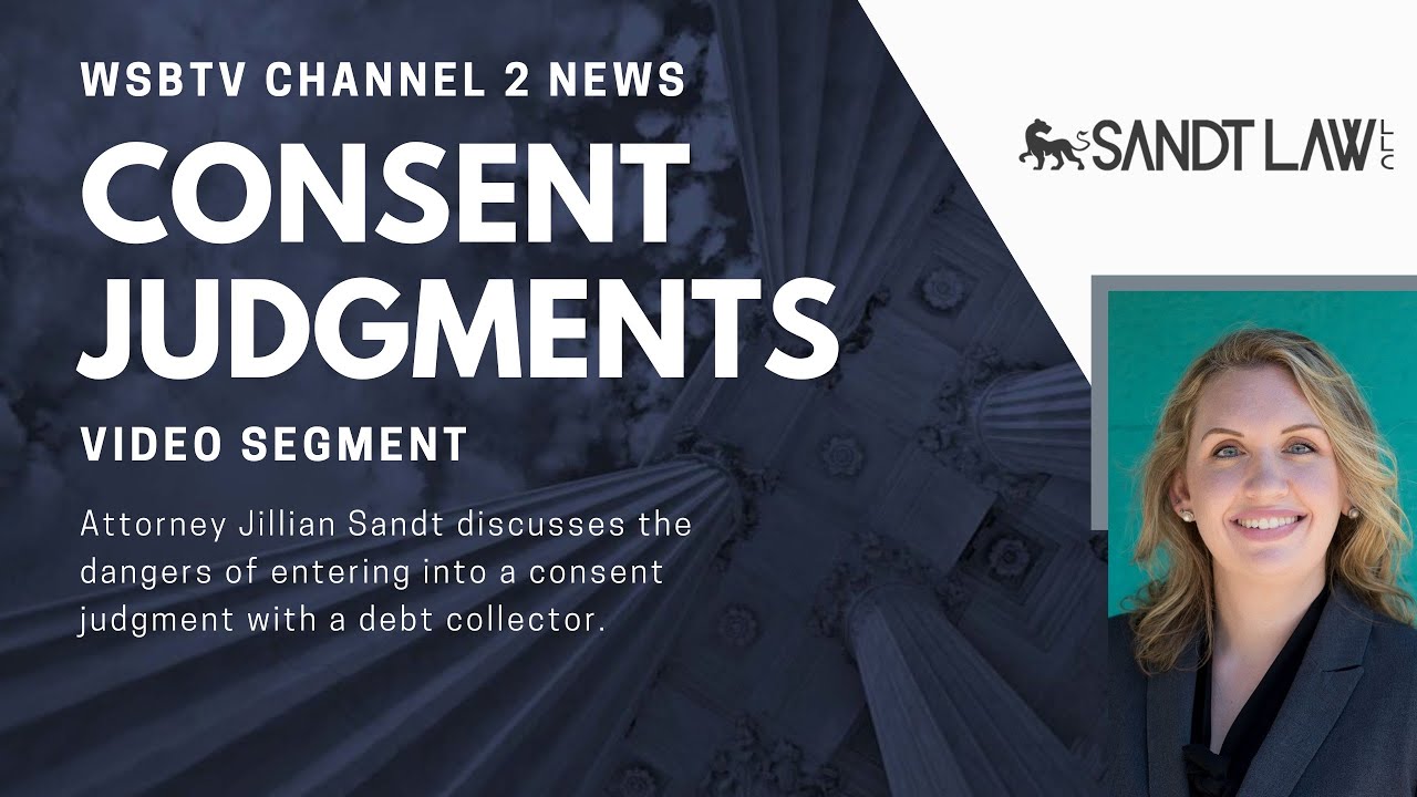 Attorney Jillian Sandt on WSB2 News Regarding Consent Judgments - YouTube