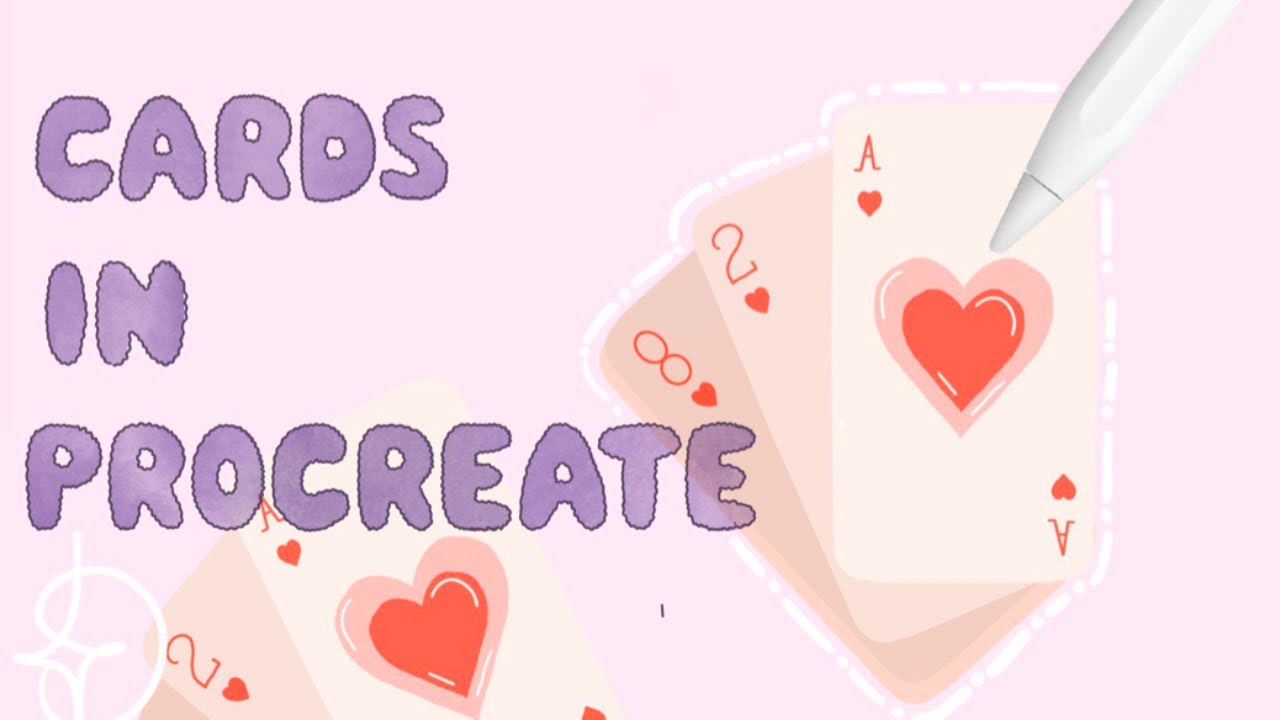 How to draw cards in procreate - YouTube