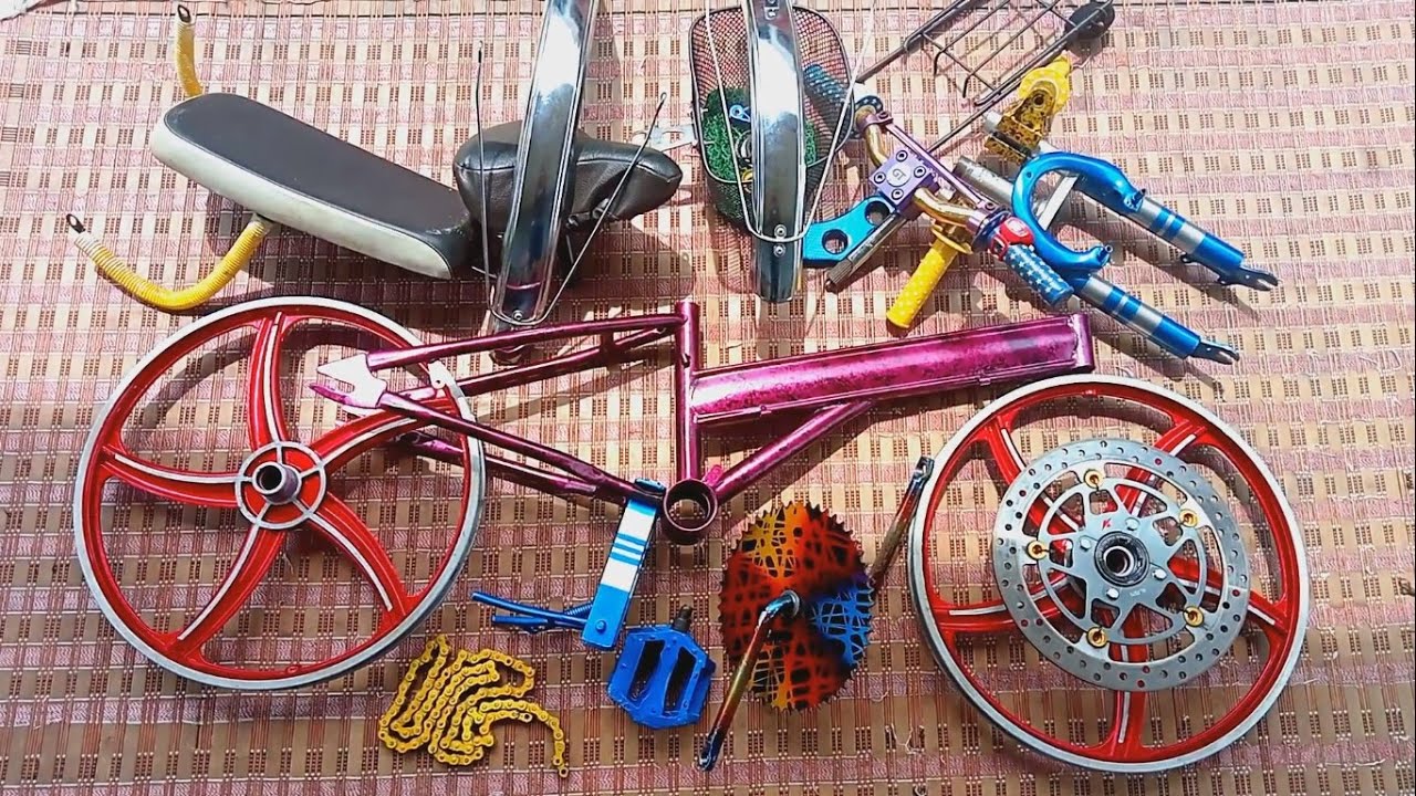 Pasang basikal lajak candy V1 violet solid - YouTube