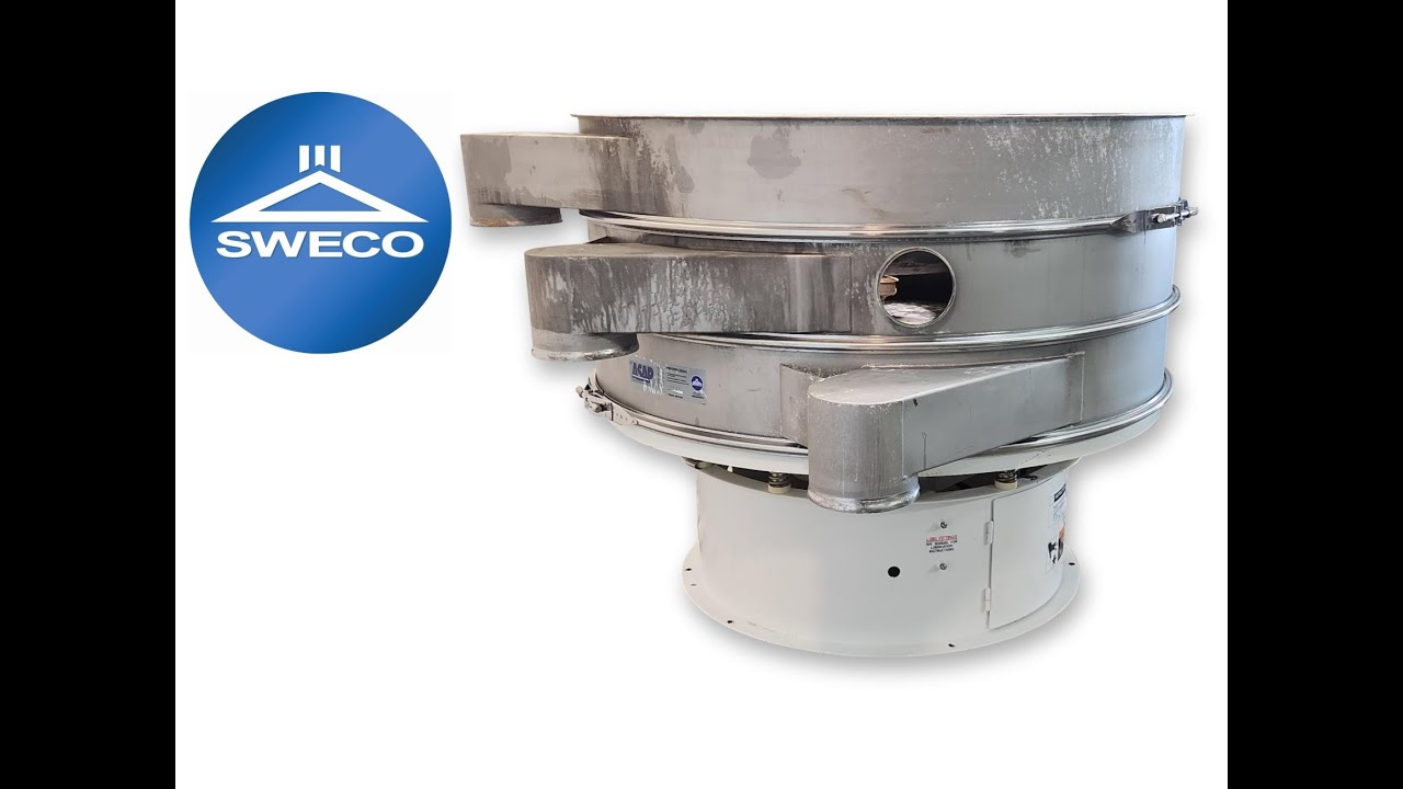 Used 60" Sweco Vibro-Energy Separator Two Deck Stainless Screener ...