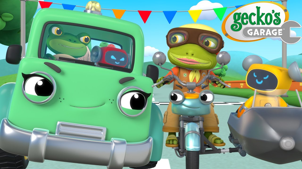 On Your Marks, Geck Set... Go! | Gecko's Garage | Trucks For Children ...