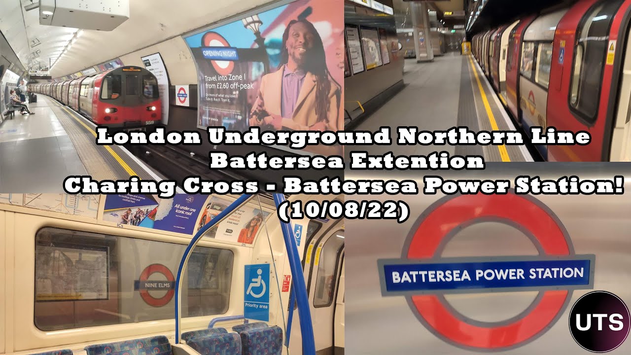 London Underground Northern Line Battersea Extention Ride (10/08/22 ...