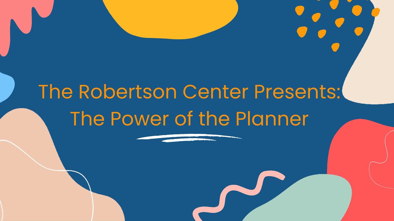 The Robertson Center Presents: Scholar Work Habits - YouTube