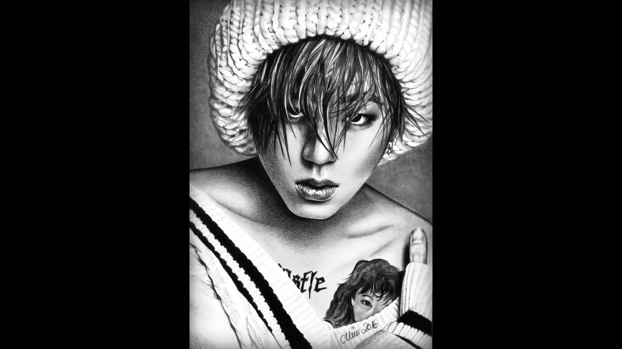 Zico (지코) ♥ BLOCK B (블락비) ♥ K-Pop ♥ Speed Drawing - YouTube
