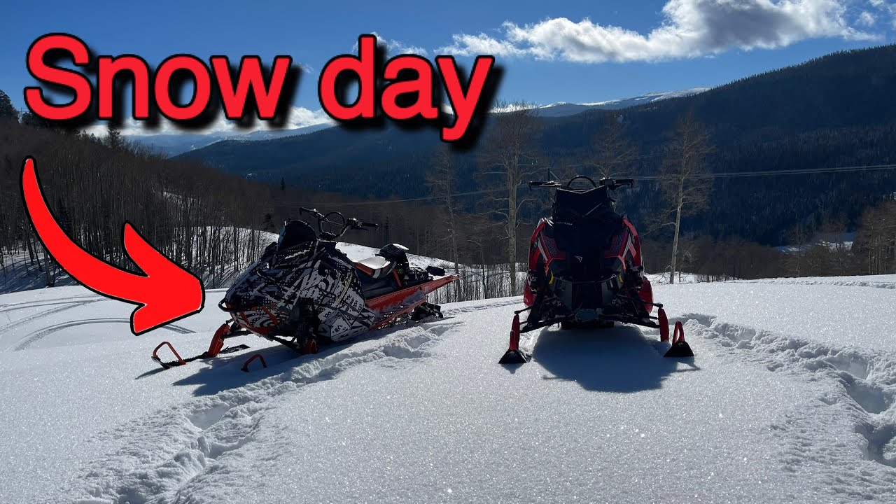 Taking our turbo sleds through the trees - YouTube