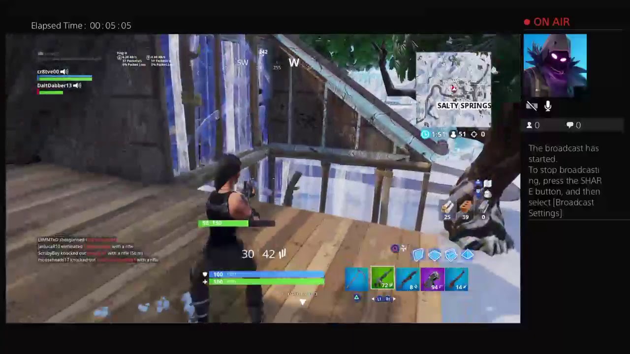 Playing Fortnite full screen - YouTube