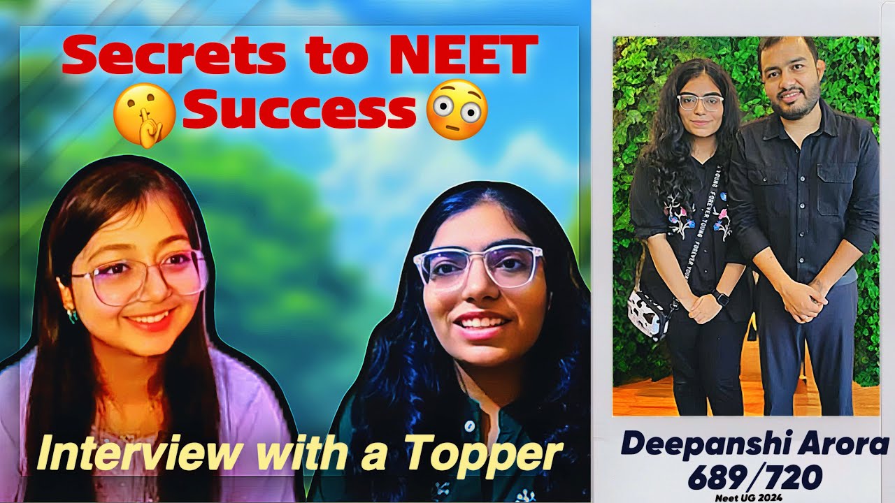 NEET Topper Reveals: Mistakes to Avoid & Success Tips😳🌷 ft. Deepanshi ...
