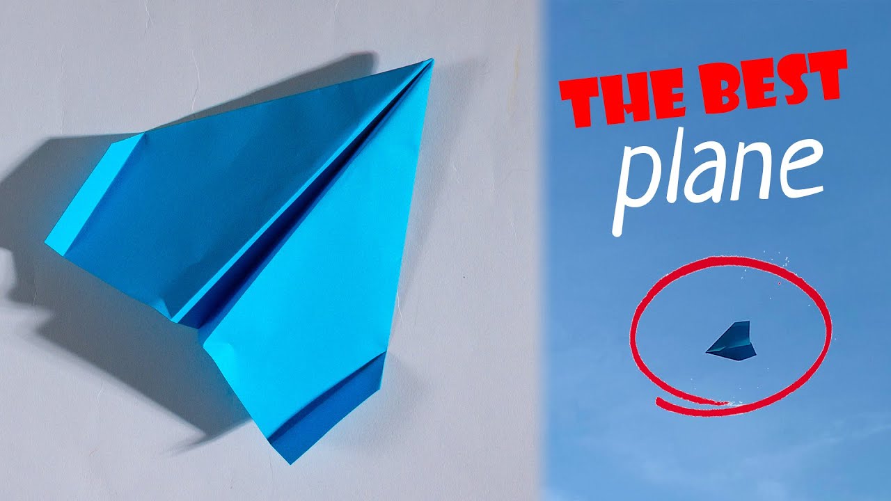 How to make your best plane [Origami easy tutorial] - YouTube