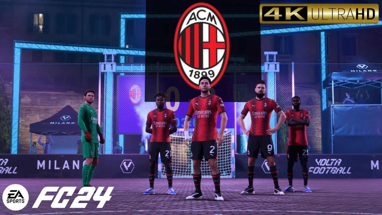 EA SPORTS FC 24 : Milan AC VS Latium Gameplay [4K] - YouTube