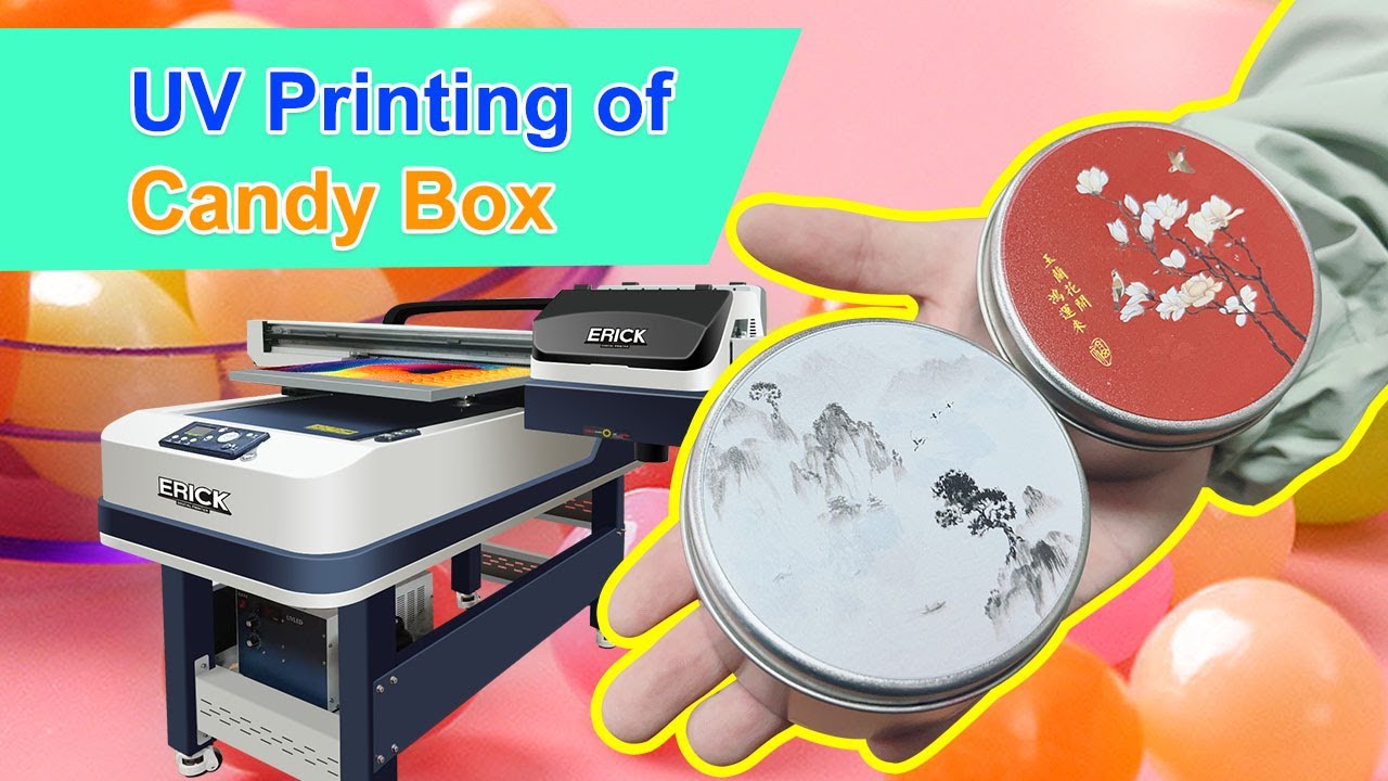 UV Printing Of Candy Box - YouTube