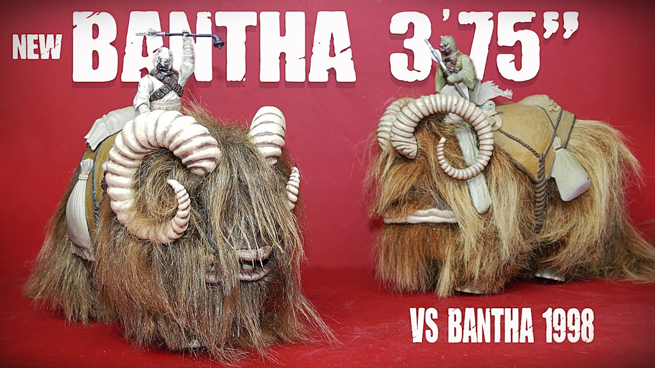 Bantha Vintage Collection 2025 Versus Bantha Hasbro 1998 - YouTube