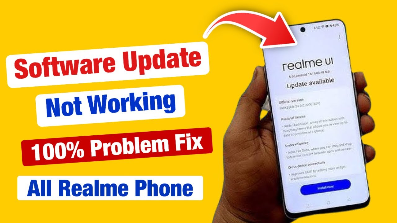 Realme Mobile Software Update Not Working | How To Solve Software ...
