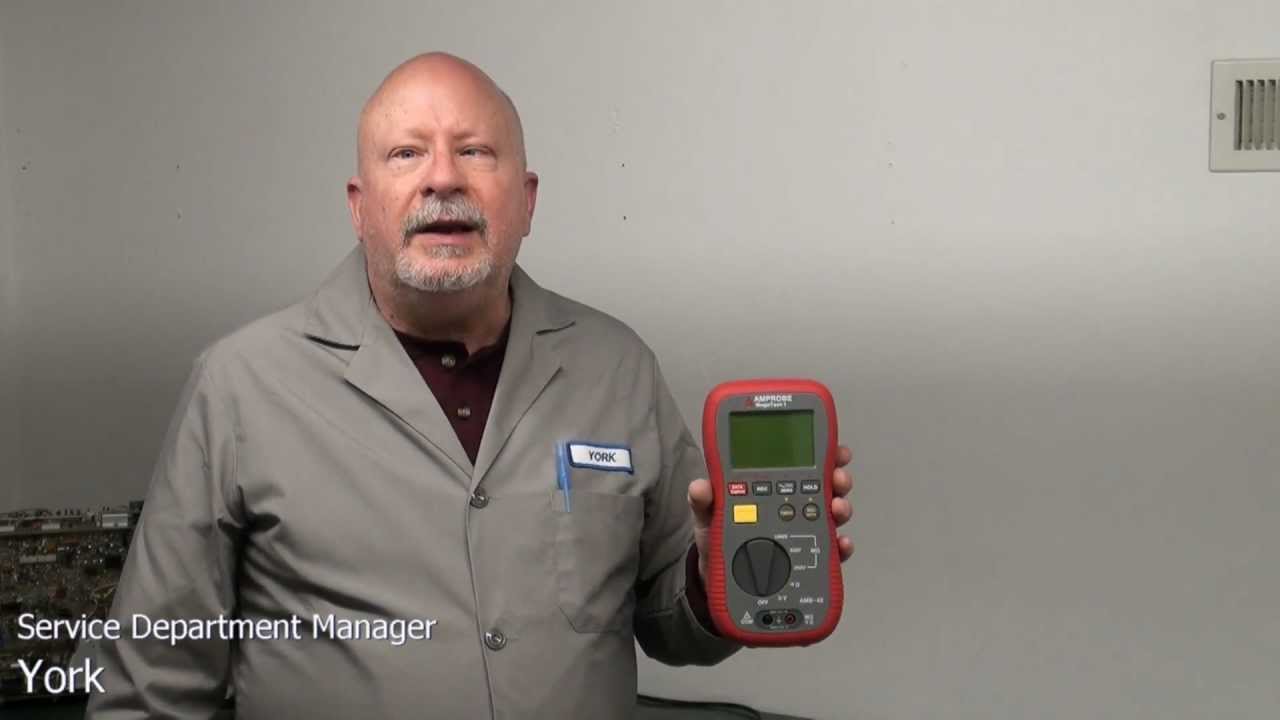 Amprobe AMB-45 Digital Megohmmeter / Insulation Resistance Tester - YouTube