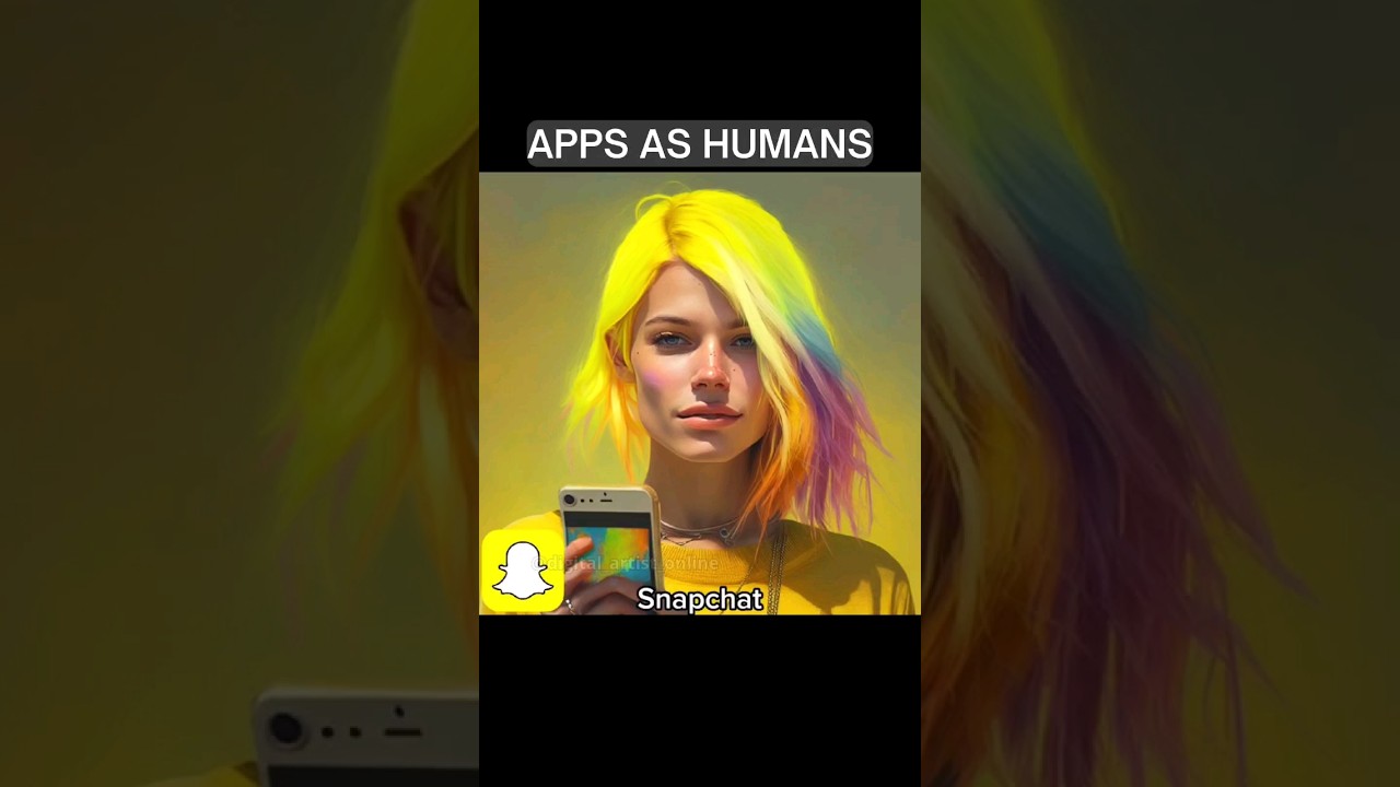 APPS AS HUMANS!#ai #artificialintelligence #midjourney #animated # ...