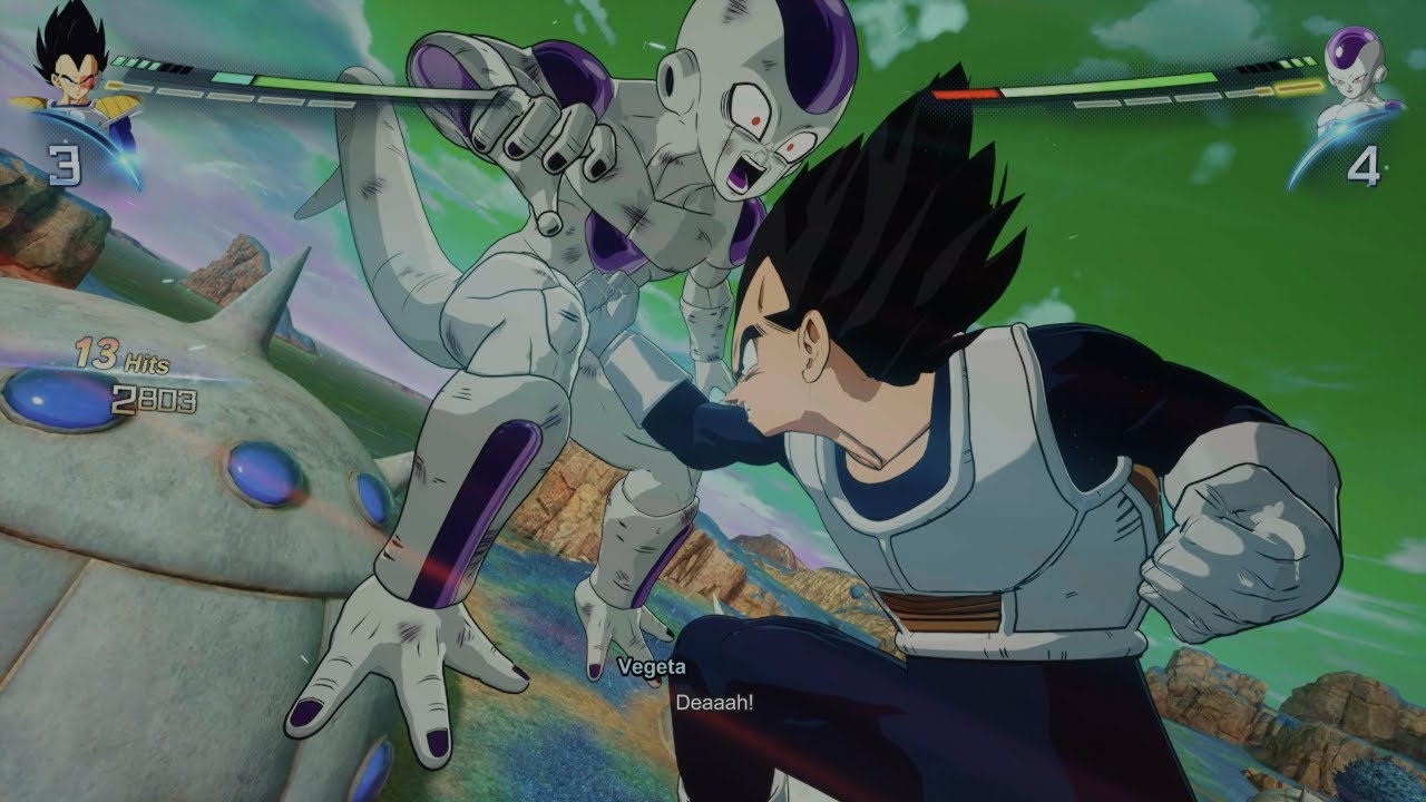 Dragon Ball: Sparking Zero - Vegeta Gives It His All Against Frieza ...