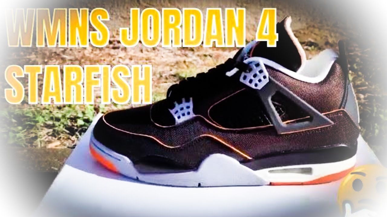WMNS AIR JORDAN 4 RETRO SE STARFISH - YouTube