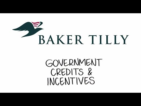 Government credits and incentives How it works - YouTube