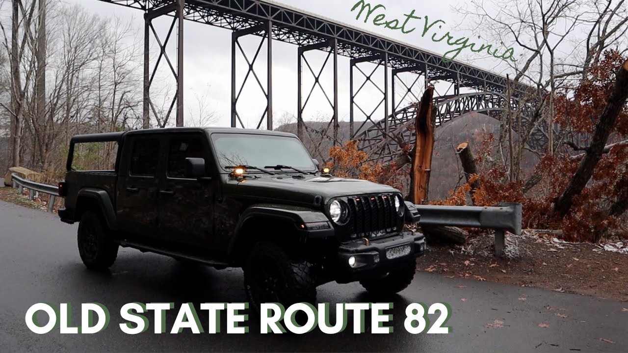 Before the New River George Bridge...State Route 82 - Jeep Adventure ...