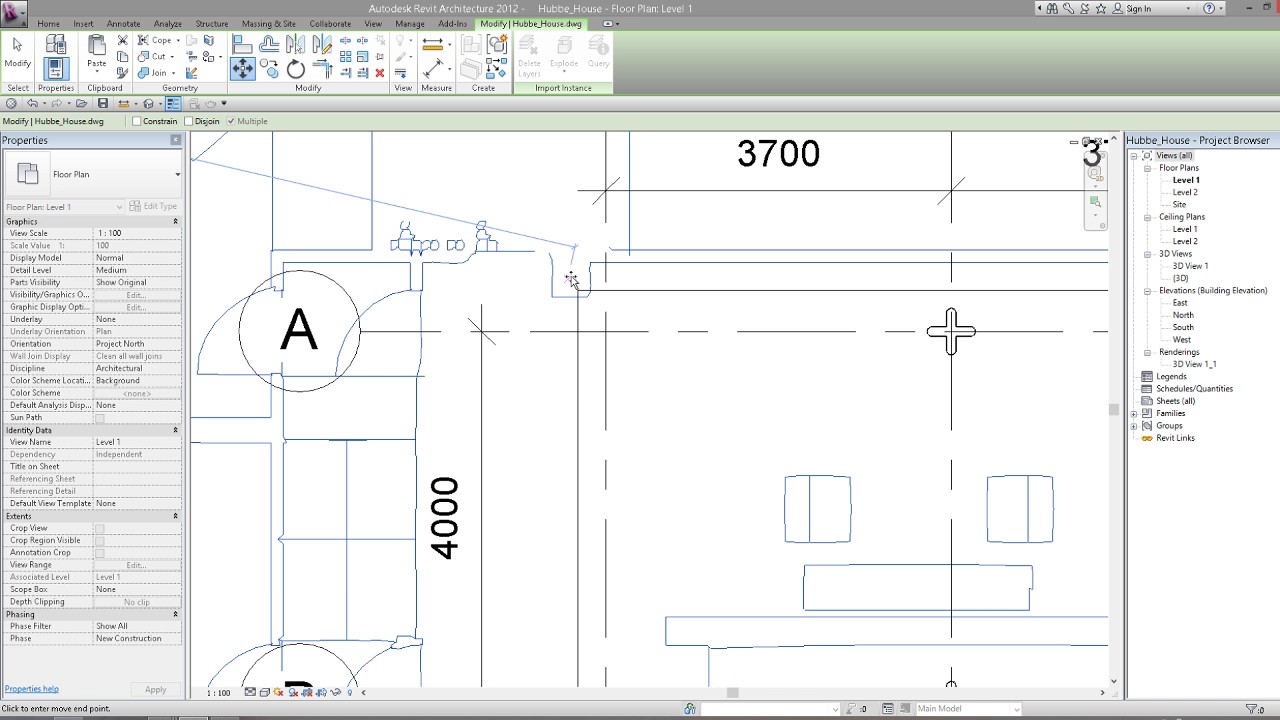 Link CAD en Revit - YouTube