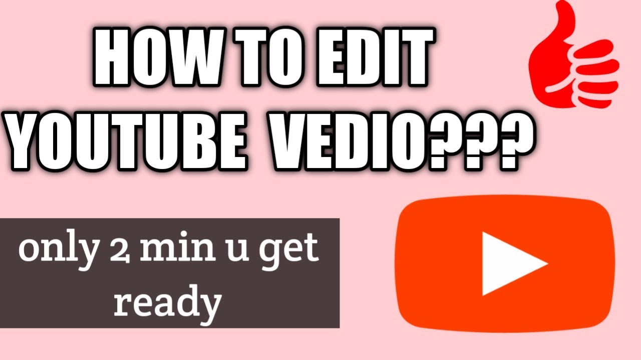 How to edit youtube video?///easy Vedio editing///kinemaster - YouTube