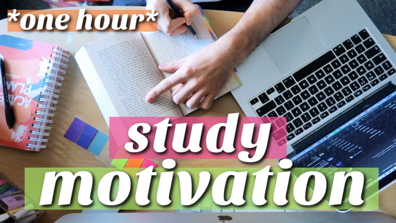 study motivation: ONE HOUR STUDY WITH ME IN REAL TIME (with lo-fi music ...