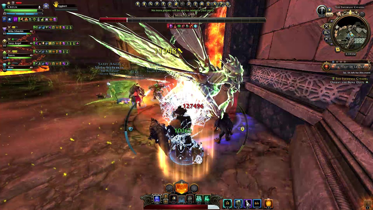 1st All Silver Raven Guild Clear Infernal Citadel - YouTube