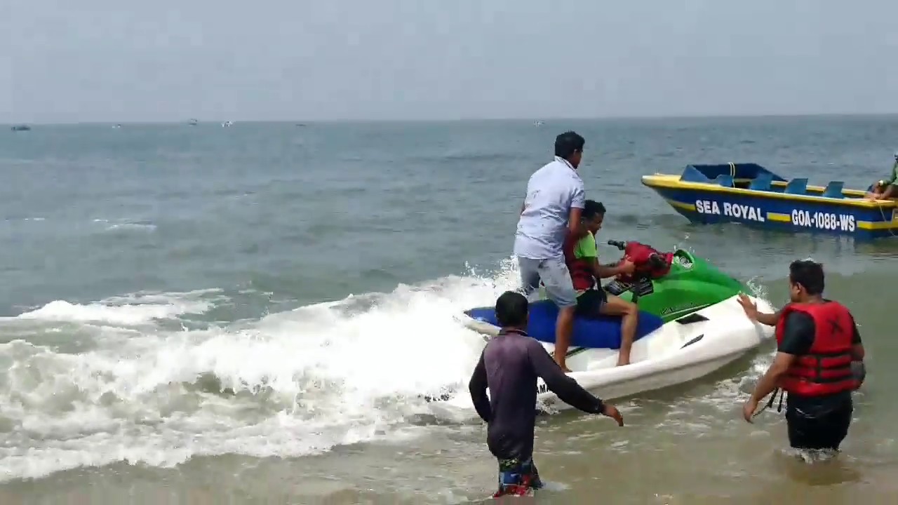 Jet Ski Ride in Goa - Water Sports Activities on Goa Beach - YouTube