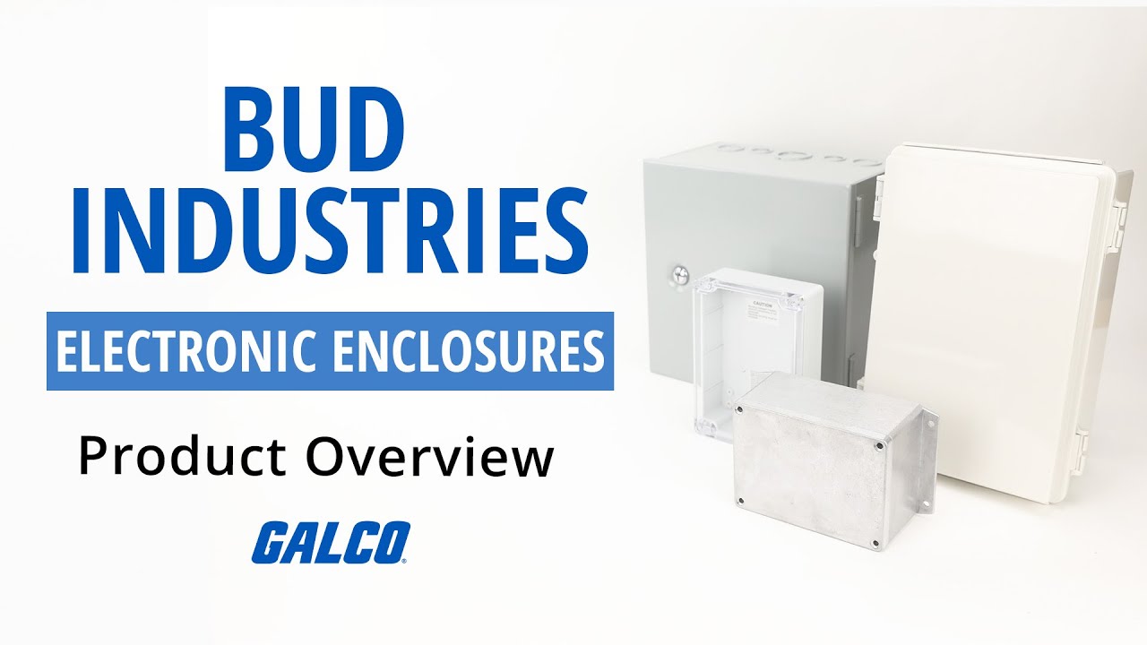 BUD Industries Electronic Enclosures Product Overview | Galco - YouTube