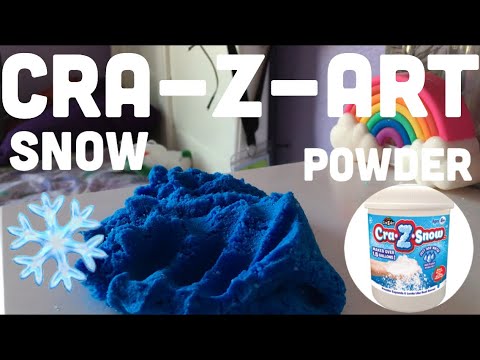 TESTING THE CRA-Z-ART SNOW POWDER!!! ️ ️ ️ - YouTube