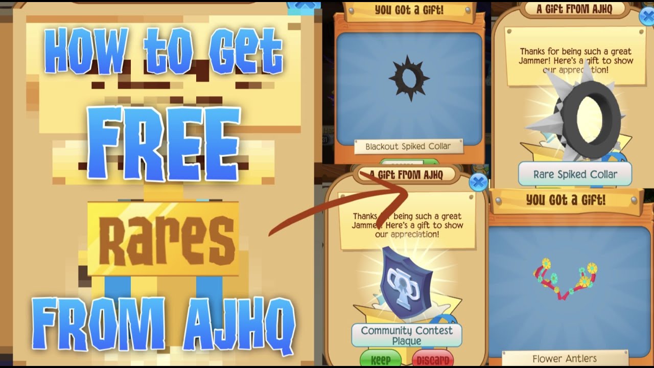How to Get FREE RARES FROM AJHQ (Animal Jam) - YouTube