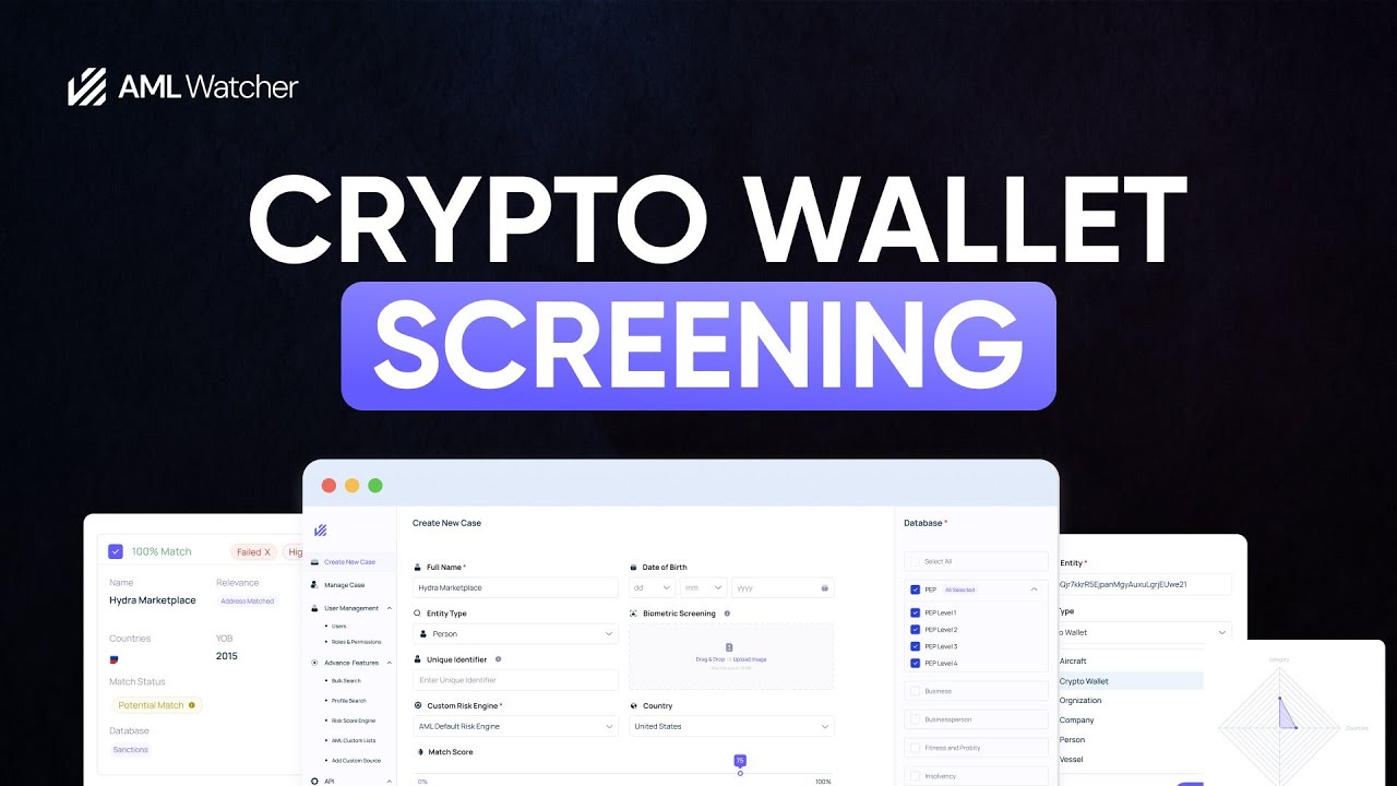 Crypto Wallet Screening - Your Solution for AML Compliance and Security - YouTube