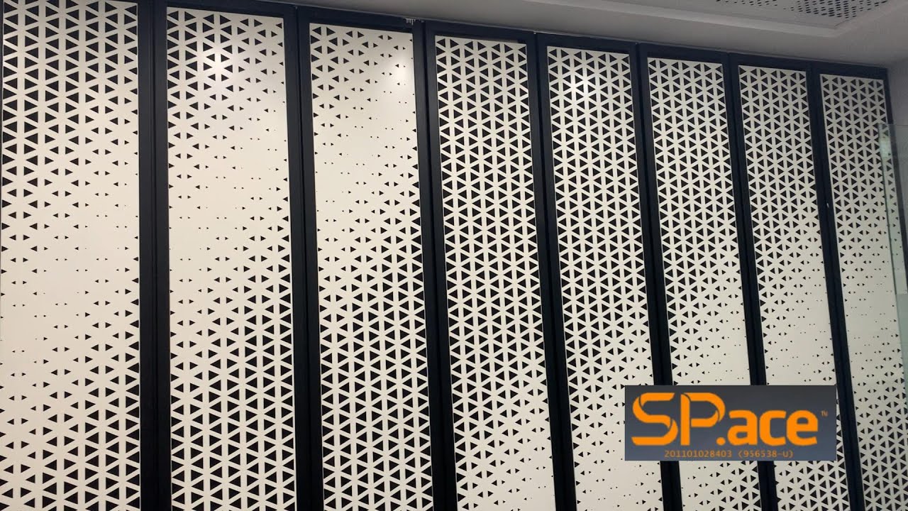SP.ace Aluminium Perforated Panel - YouTube