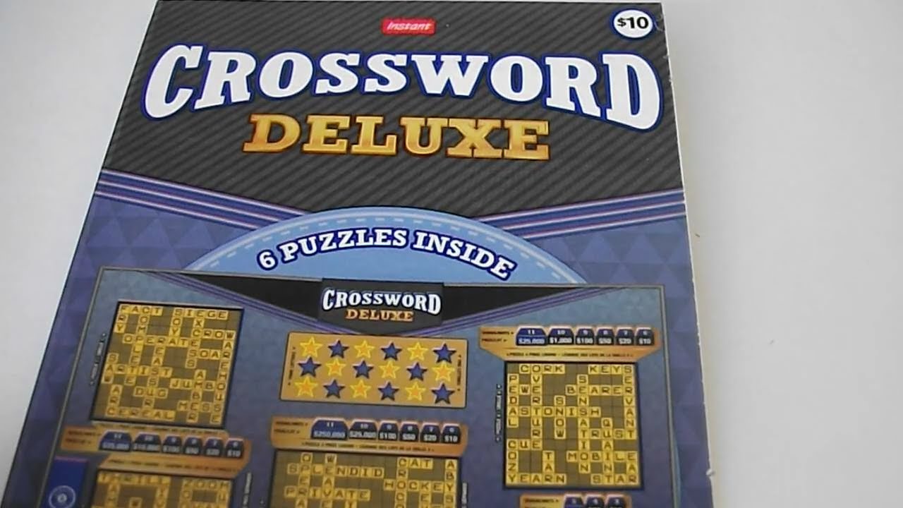 2023-04-27 OLG #3351 $10 Crossword Deluxe #001 - YouTube