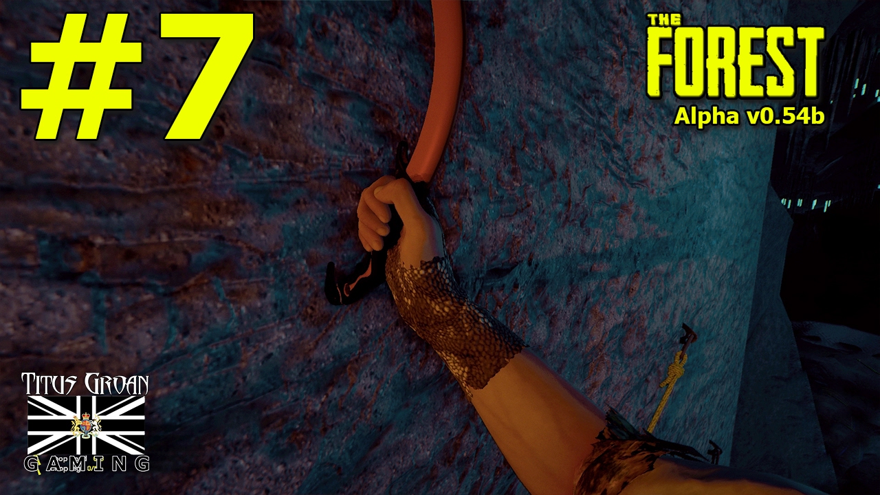 #7 The Forest Alpha v0.54b: "The Climbing Axe at Ledge Cave" - YouTube