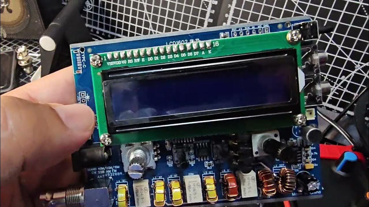 uSdx - Orange - Blue Button - Connect Uno Board - Wire Config & Case Dismantle - YouTube