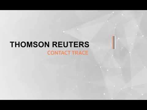 Thomson Reuters Contact Trace Demo - YouTube